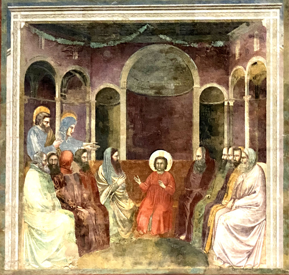 The Boy Jesus Among the Doctors, Giotto