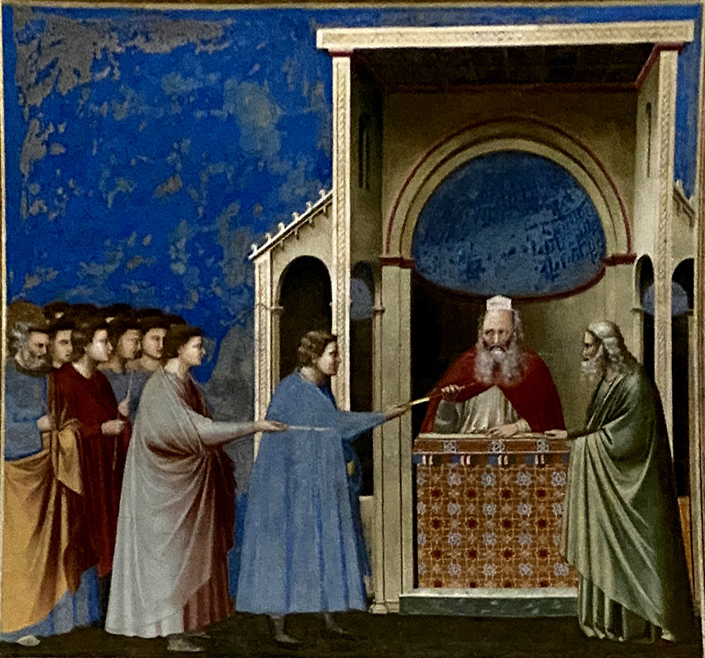 St. Joseph and the Rods, Giotto, 1305-1306