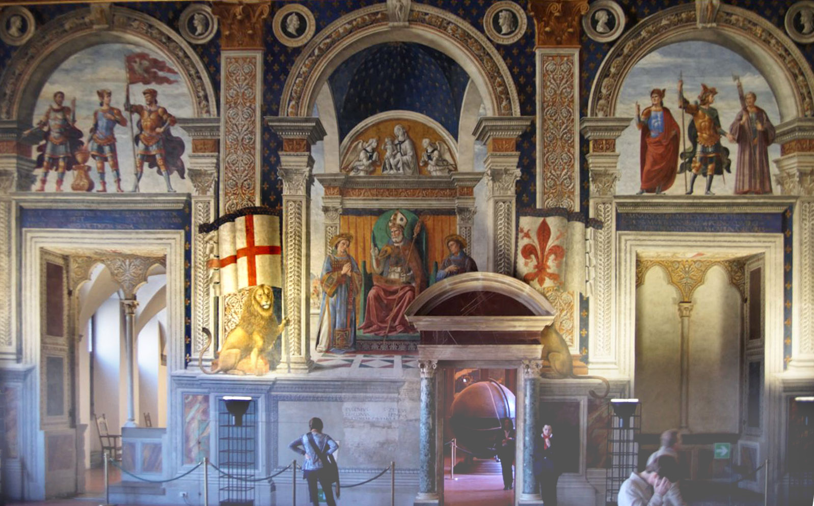 Bernardo Daddi, Madonna and Child: Detail, St. Reparata