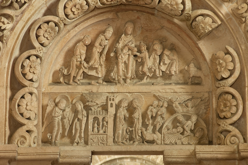 The Adoration of the Magi: Tympanum at Vézelay, France
