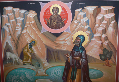 St. Sabbas: Iconography