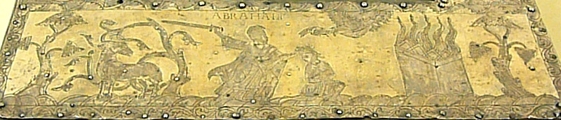 The Fulda Portable Altar: Detail, Abraham and Isaac