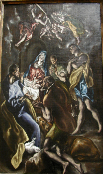 The Adoration Of The Shepherds El Greco